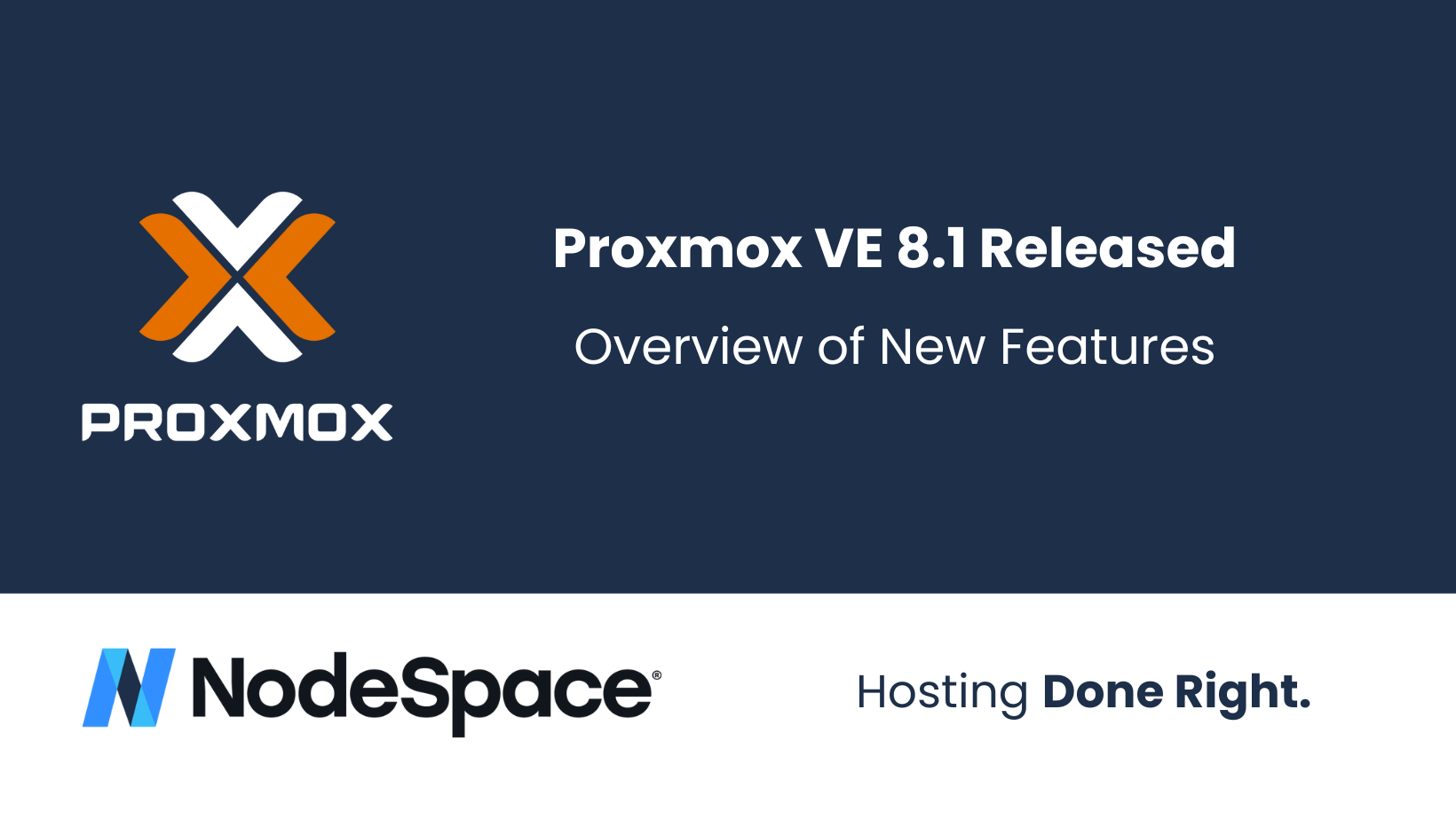 Proxmox VE 8.1 Released – NodeSpace Blog
